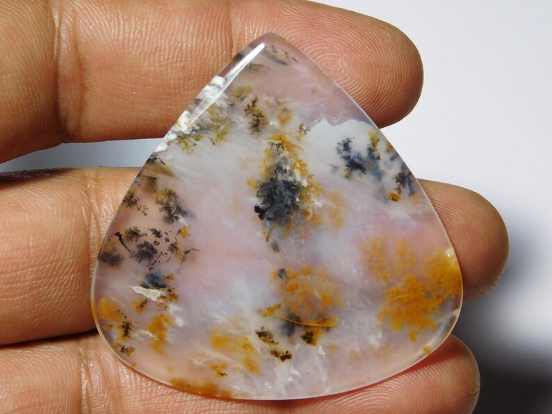 Natural Dendritic moss agate Cabochons Top Quality Dendritic | Etsy