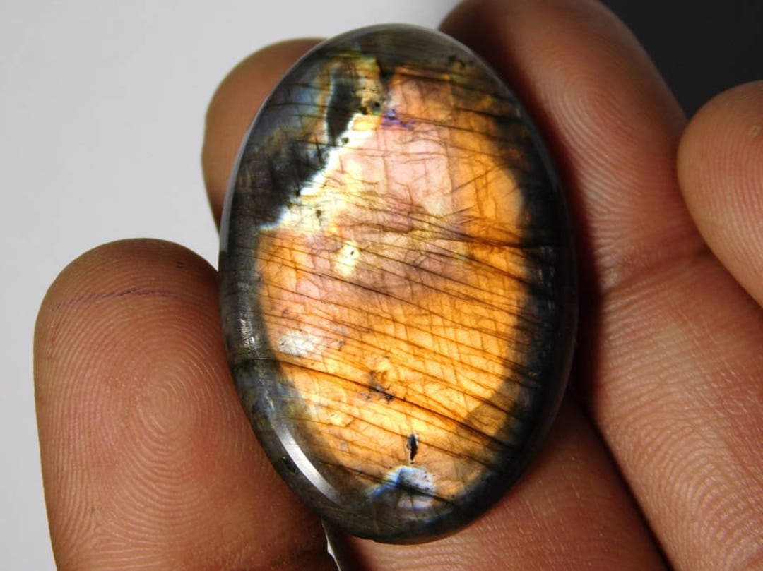 Purple Spectrolite Cabochon Purple Spectrolite Loose Stone - Etsy