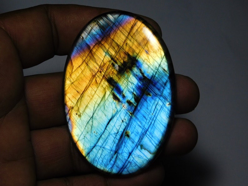 A Very Rare Purple Labradorite Spectrolite Cabochon - Etsy