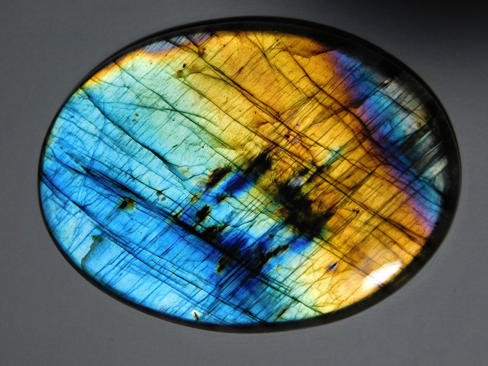 A Very Rare Purple Labradorite Spectrolite Cabochon | Etsy