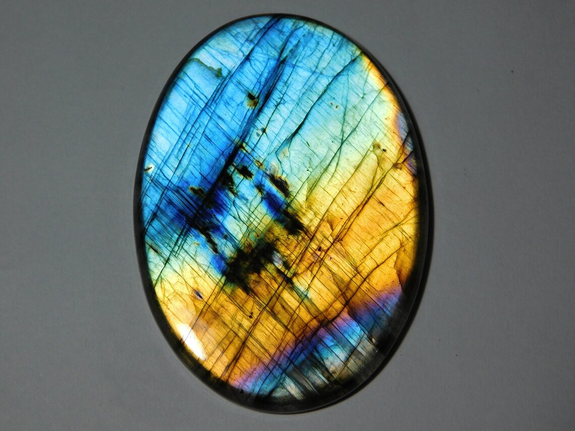 A Very Rare Purple Labradorite Spectrolite Cabochon | Etsy