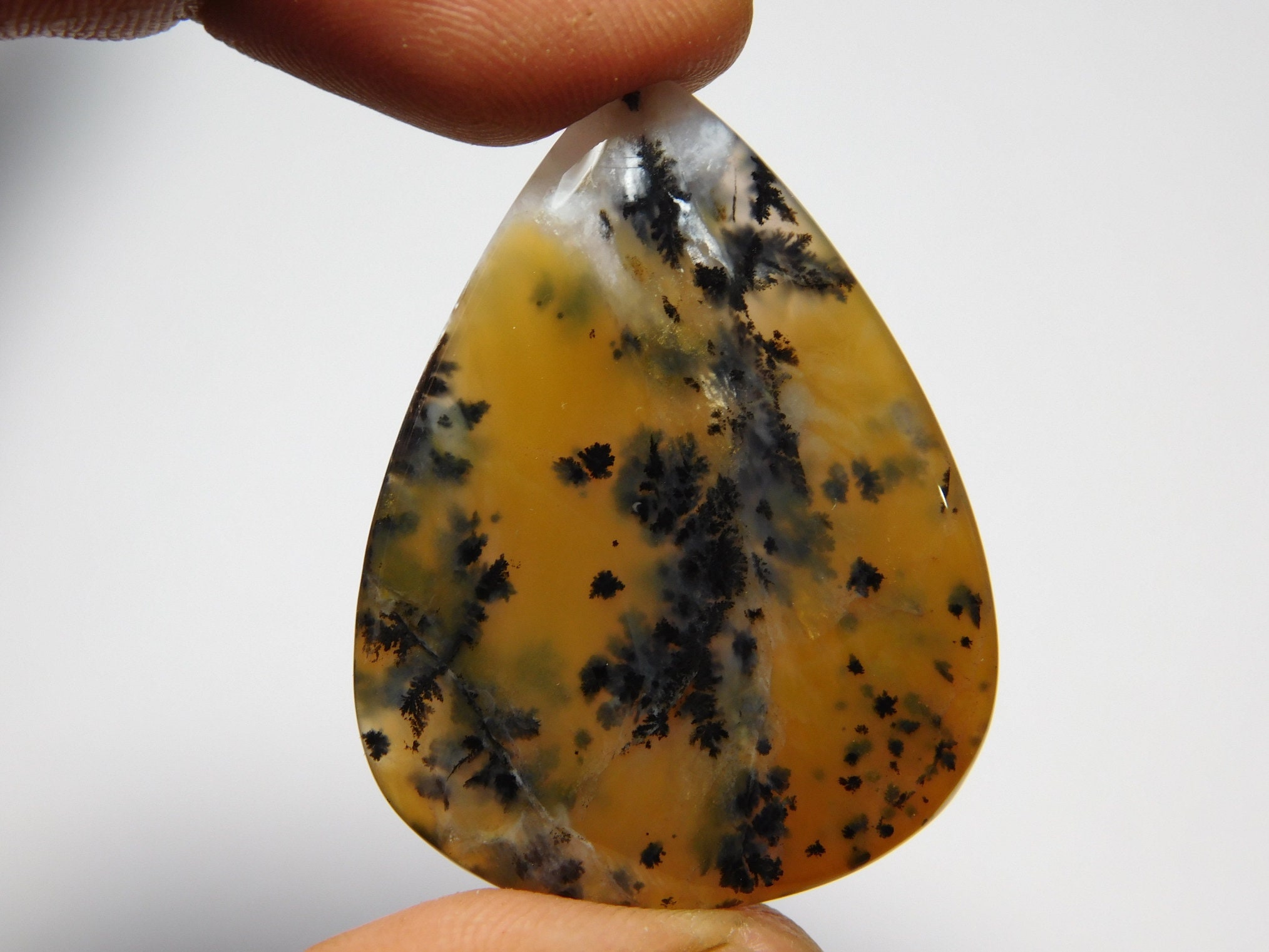 Natural Dendritic Moss Agate Cabochons Top Quality Dendritic - Etsy
