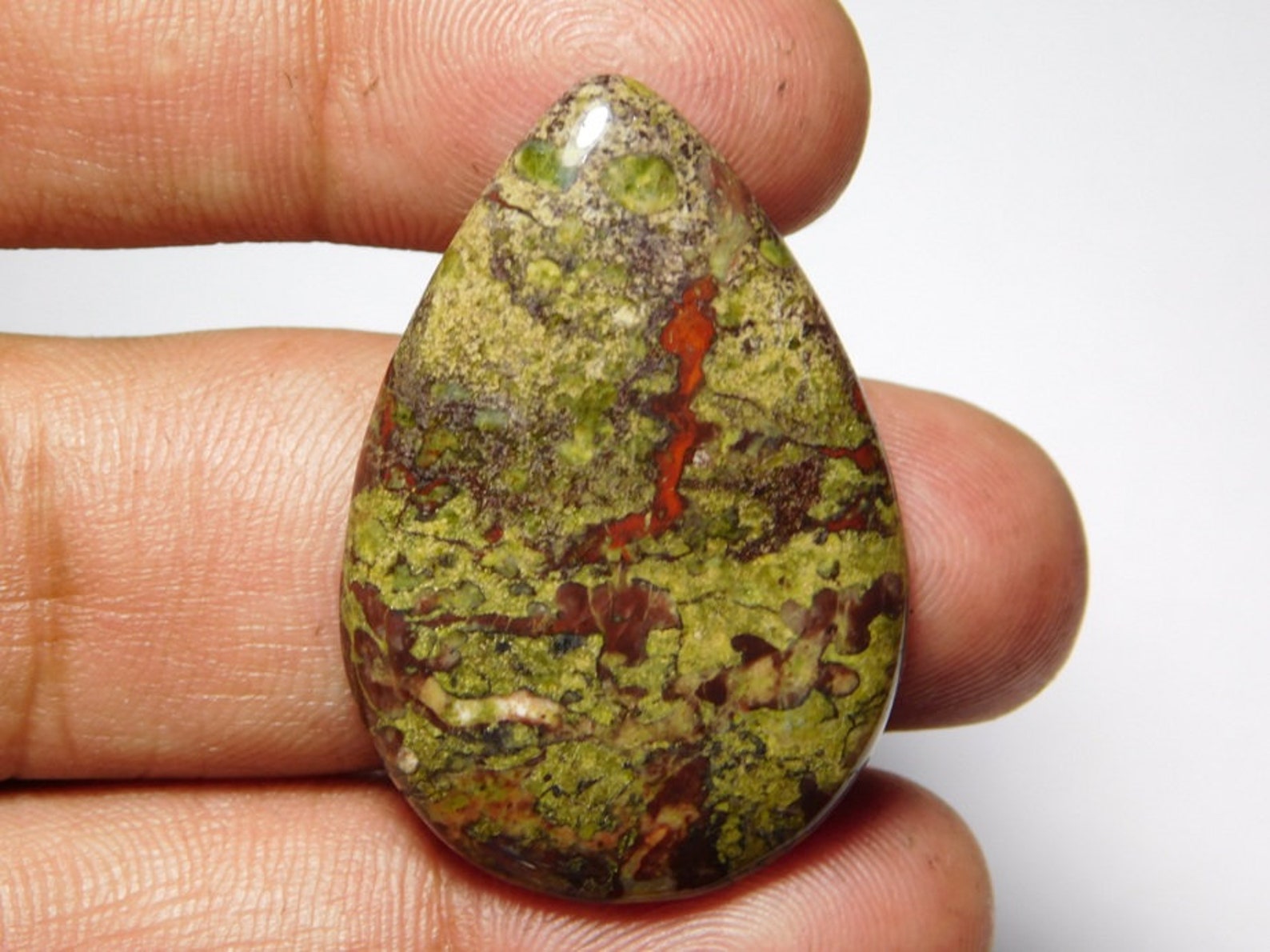 AAA & High Quality Dragon Jasper Cabochonnatural Dragon | Etsy