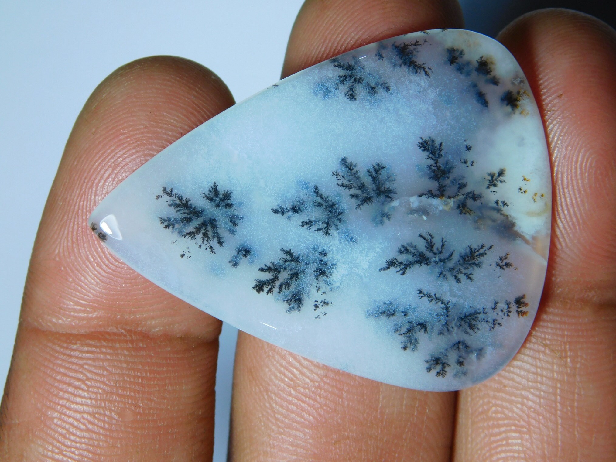 Natural Dendritic moss agate Cabochons Top Quality Dendritic | Etsy