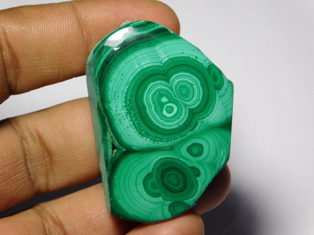 Malachite Slice Very Gorgeous Design Gemstone Beautiful & - Etsy