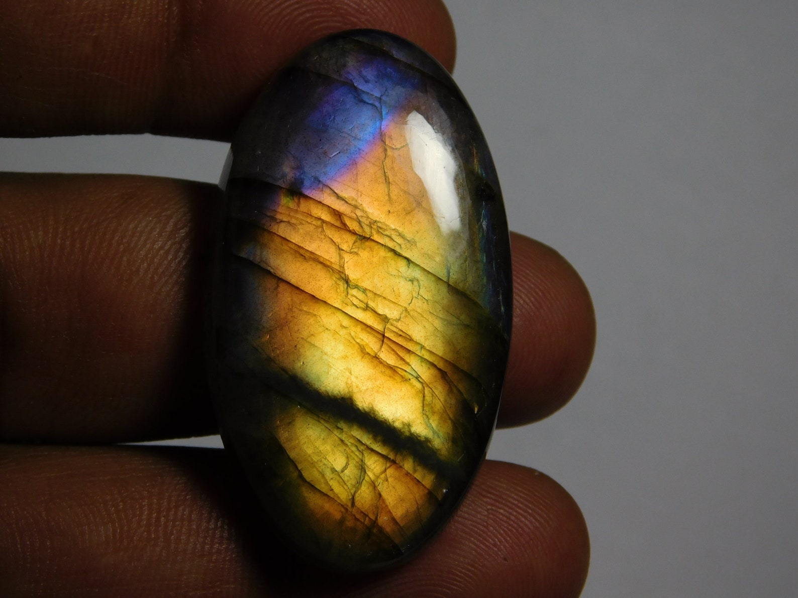 A Very Rare Purple Labradorite Spectrolite Cabochon - Etsy