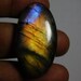 A Very Rare Purple Labradorite Spectrolite Cabochon, Gorgeous Purple ...