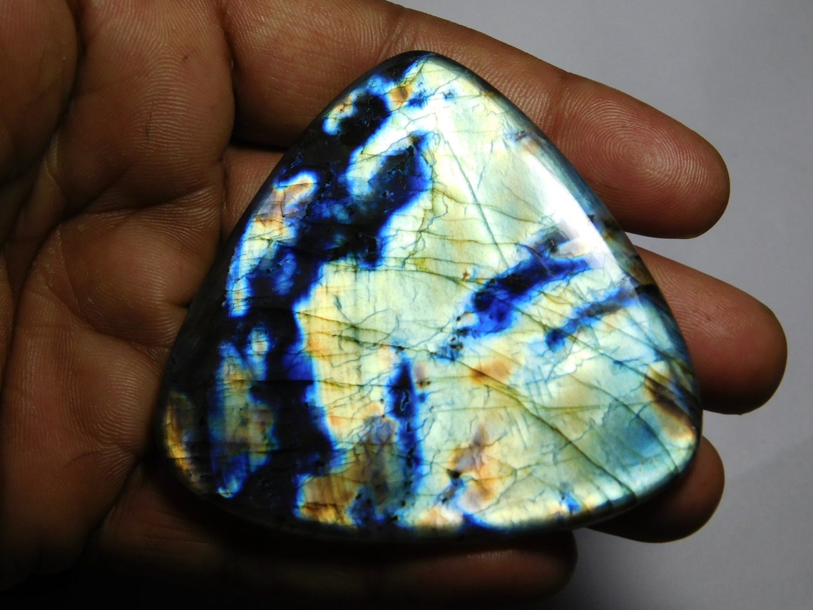 A Very Rare Purple Labradorite Spectrolite Cabochon | Etsy