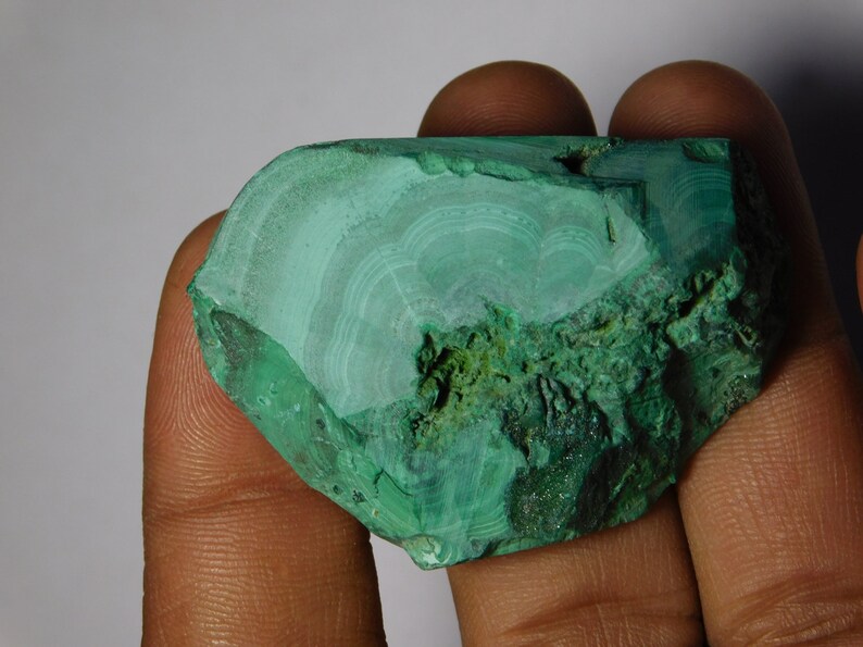 Malachite Slice Very Gorgeous Design Gemstone Beautiful & - Etsy