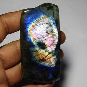 Rare Blue Labradorite Spectrolite Slice Blue Flasy Top - Etsy