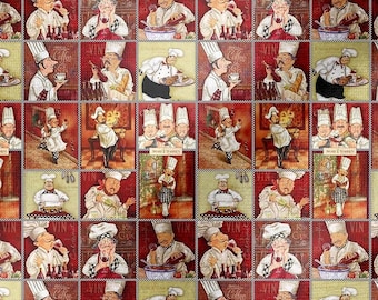 Chef Fabric - Etsy