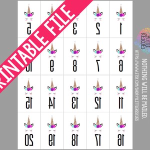 Printable: LLR Paparazzi Unicorn Facebook Live Sale Reverse & Forward ...