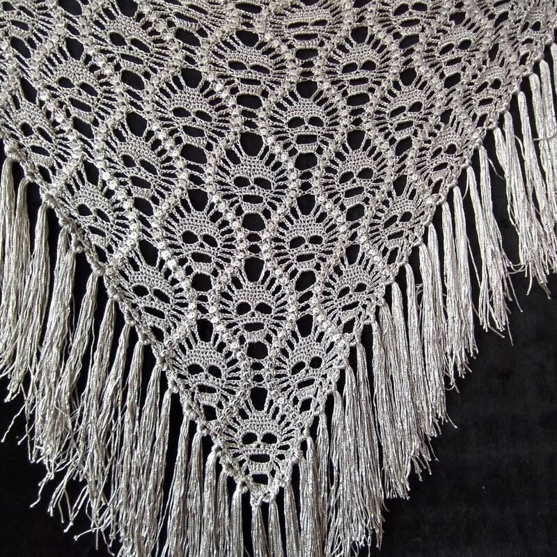 Crochet Tribal Hip Scarf - Etsy