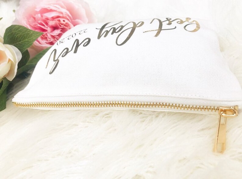 Personalized Monogram Makeup Bag Cursive Script CUSTOM NAME - Etsy ...