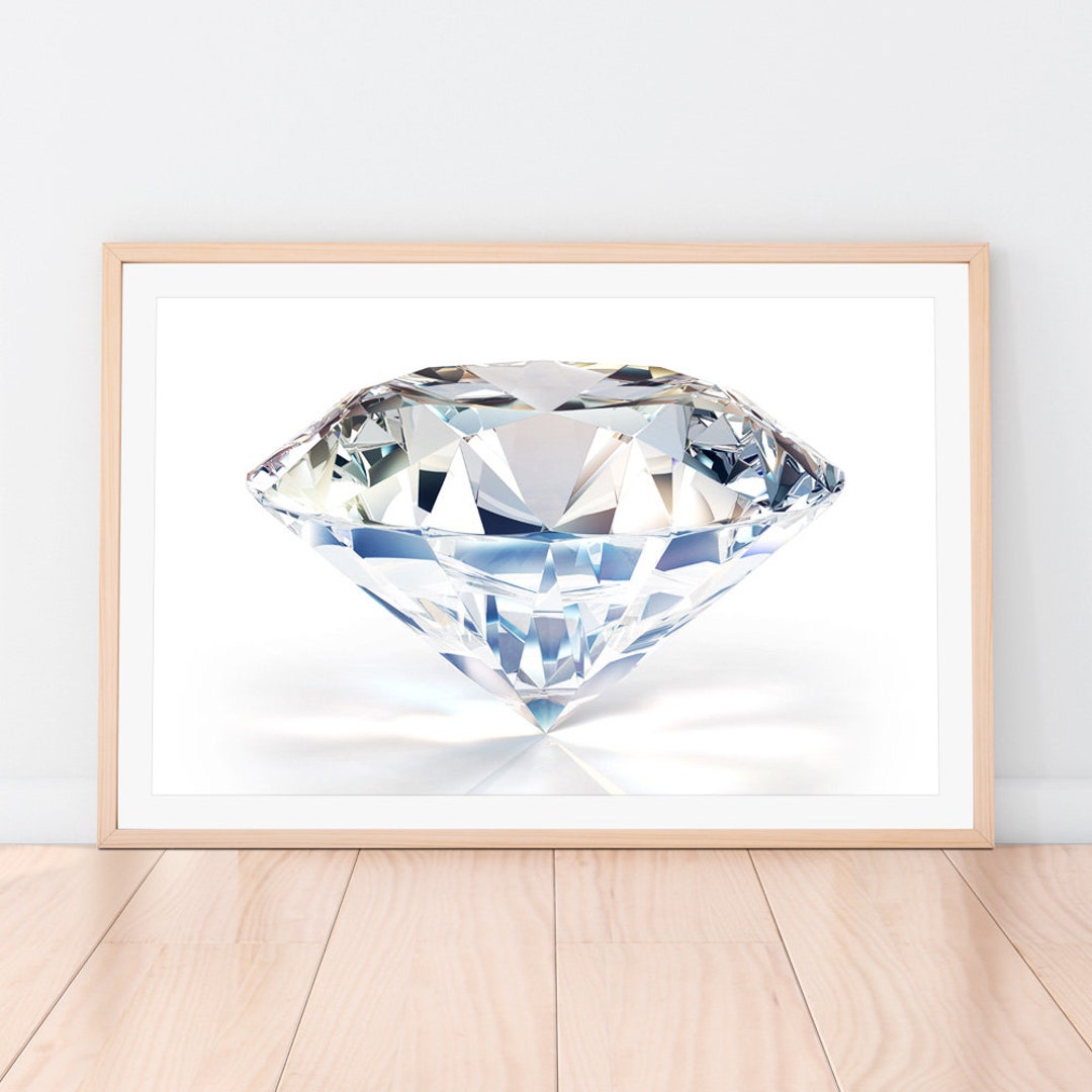 Diamond Print, Minimalist Art, Modern Wall Decor, Printable Poster ...