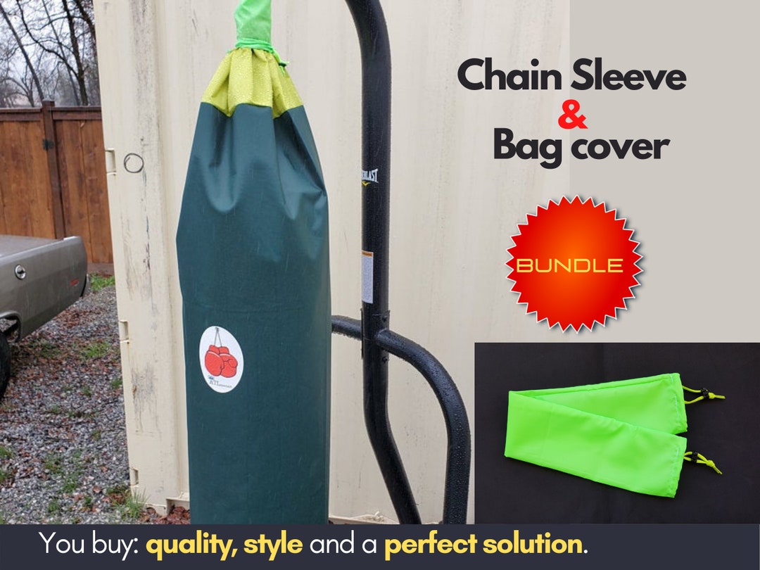 Bundle - Punching Bag Cover and Chain Sleeve, Waterproof Outdoor ...