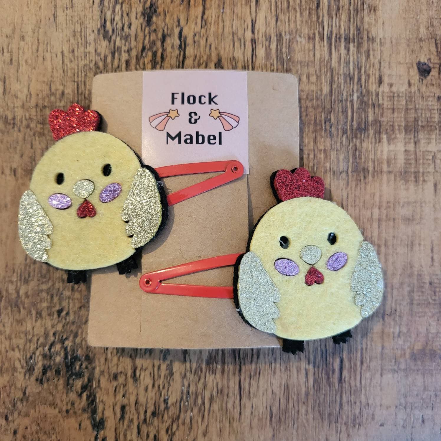 Animal Kids Hair Set, Kids Sparkly Hair Clips, Pink Flamingo Hair Clips ...