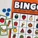 Bingo in Spanish for Kids - Bingo Game to Play and Learn Spanish Fruit ...