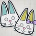 Rabbit Mask Easter Printable, Coloring Easter Bunny Mask, Easter Diy ...