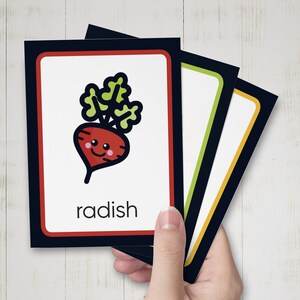 Printable Vegetables Flashcards for Kids - Vegetables Cards to Learn ...