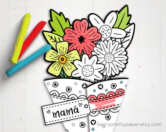 Dia De Las Madres Printable Card Spanish Mothers Day Card | Etsy