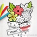 Dia De Las Madres Card Printable, Spanish Mothers Day Flowers Card ...