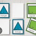 Shape Flashcards Printable, Geometric Shapes Preschool Learning Cards ...