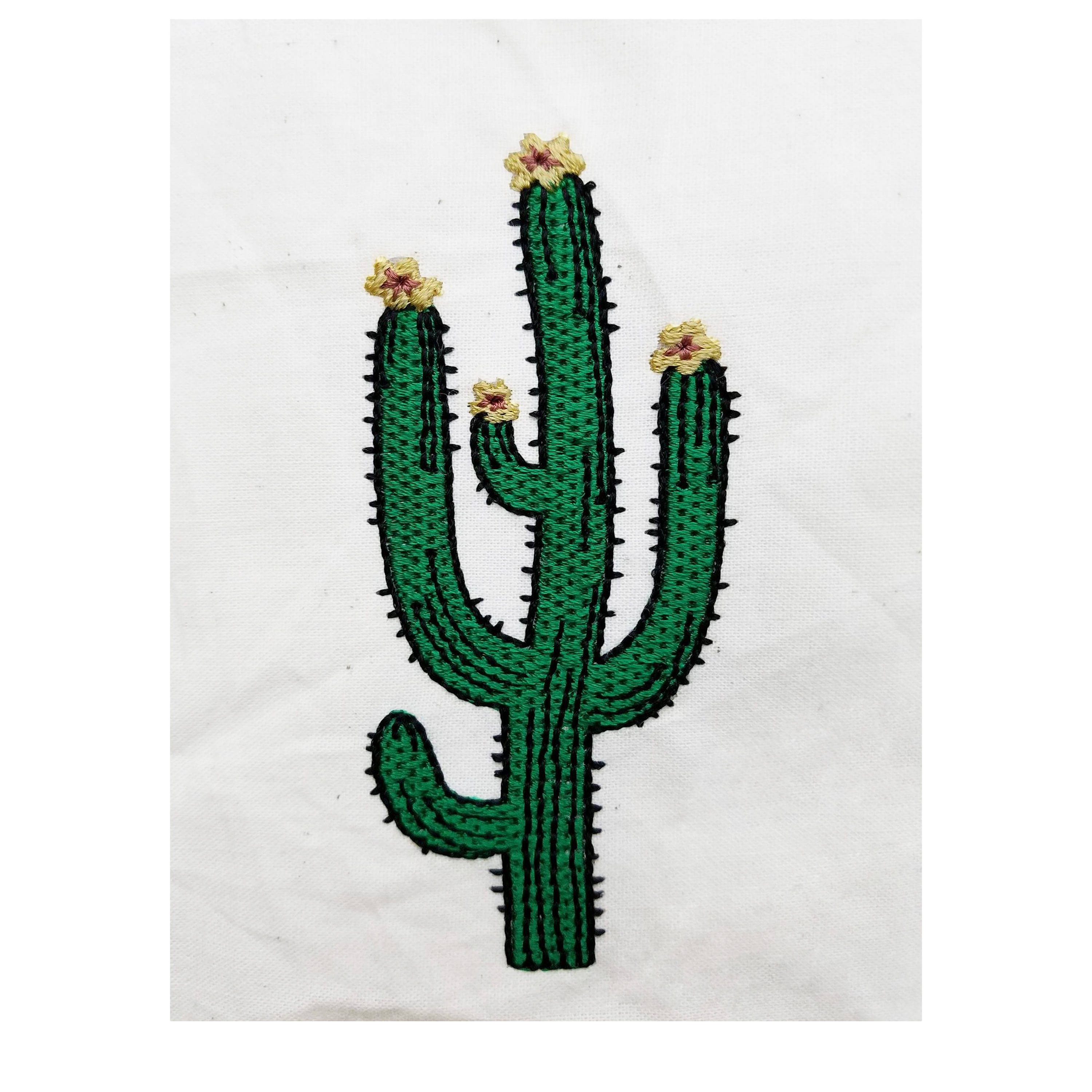 Cactus Machine Embroidery Design, Southwest Cactus Embroidery, Mexican ...