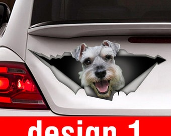 Dog car decals | Etsy