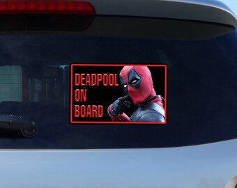 Deadpool car decal | Etsy