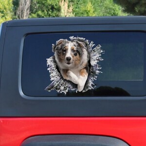 Aussie Window Decal, Australian Shepherd Sticker, Australian Shepherd ...
