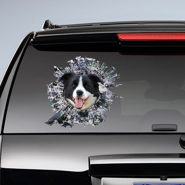 Border Collie Car Window Stickers - Etsy