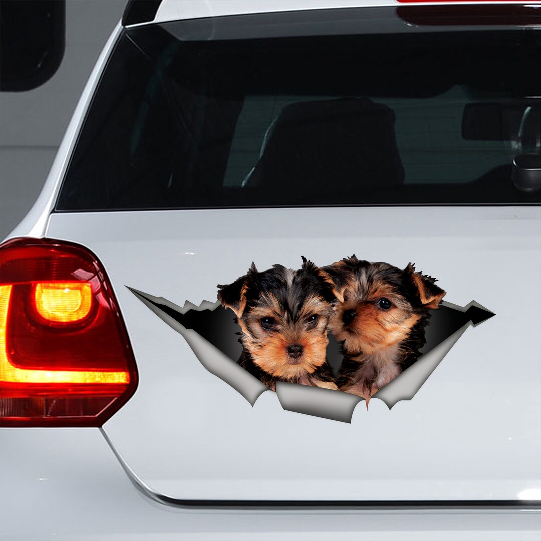Yorkies Sticker, Yorkie Magnet, Yorkshire Terrier Decal, Personalized ...