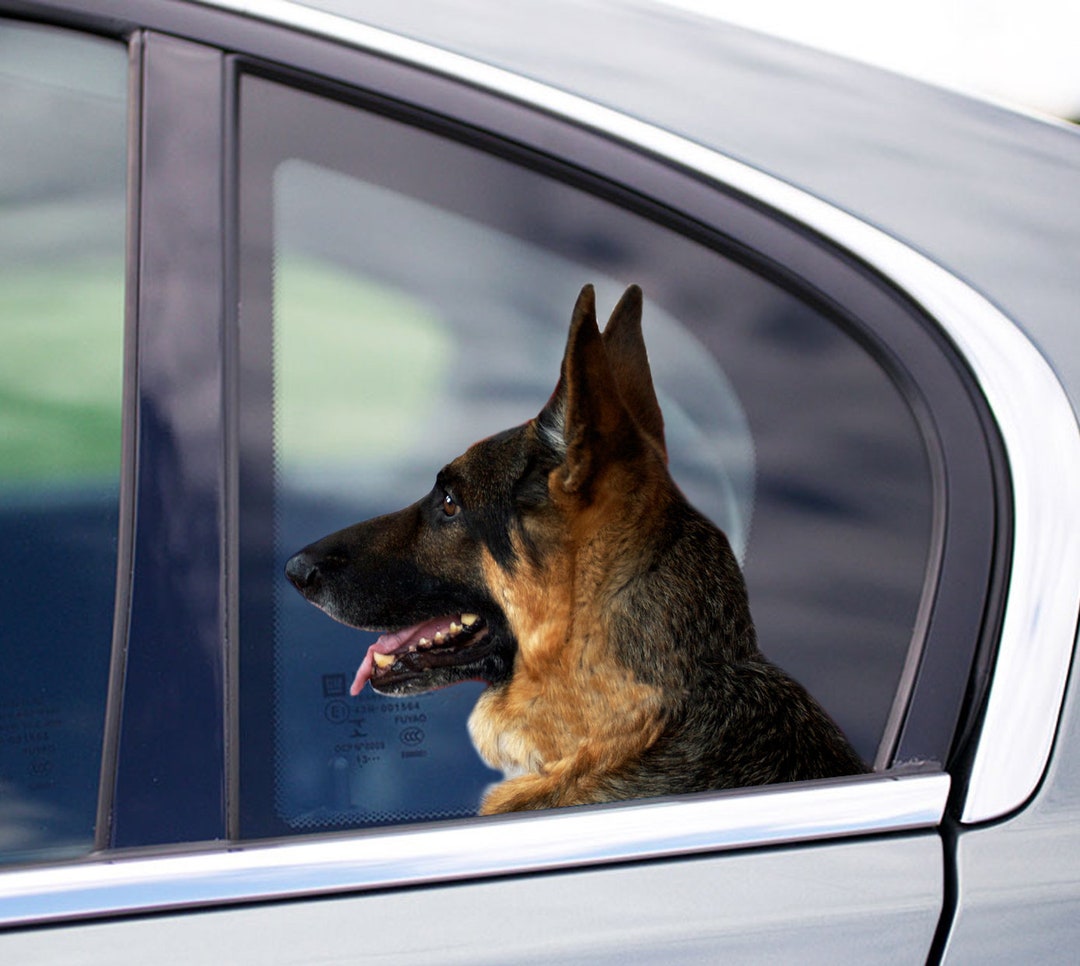 German Shepherd Car Window Sticker , German Shepherd Sticker, German ...