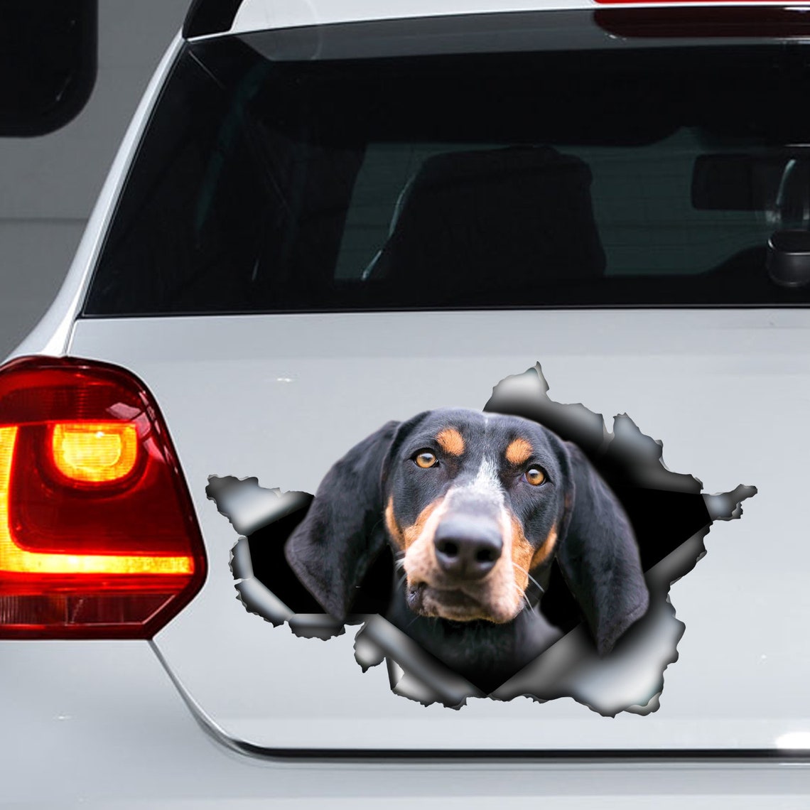 Bluetick Coonhound Car Decal Bluetick Coonhound Magnet | Etsy