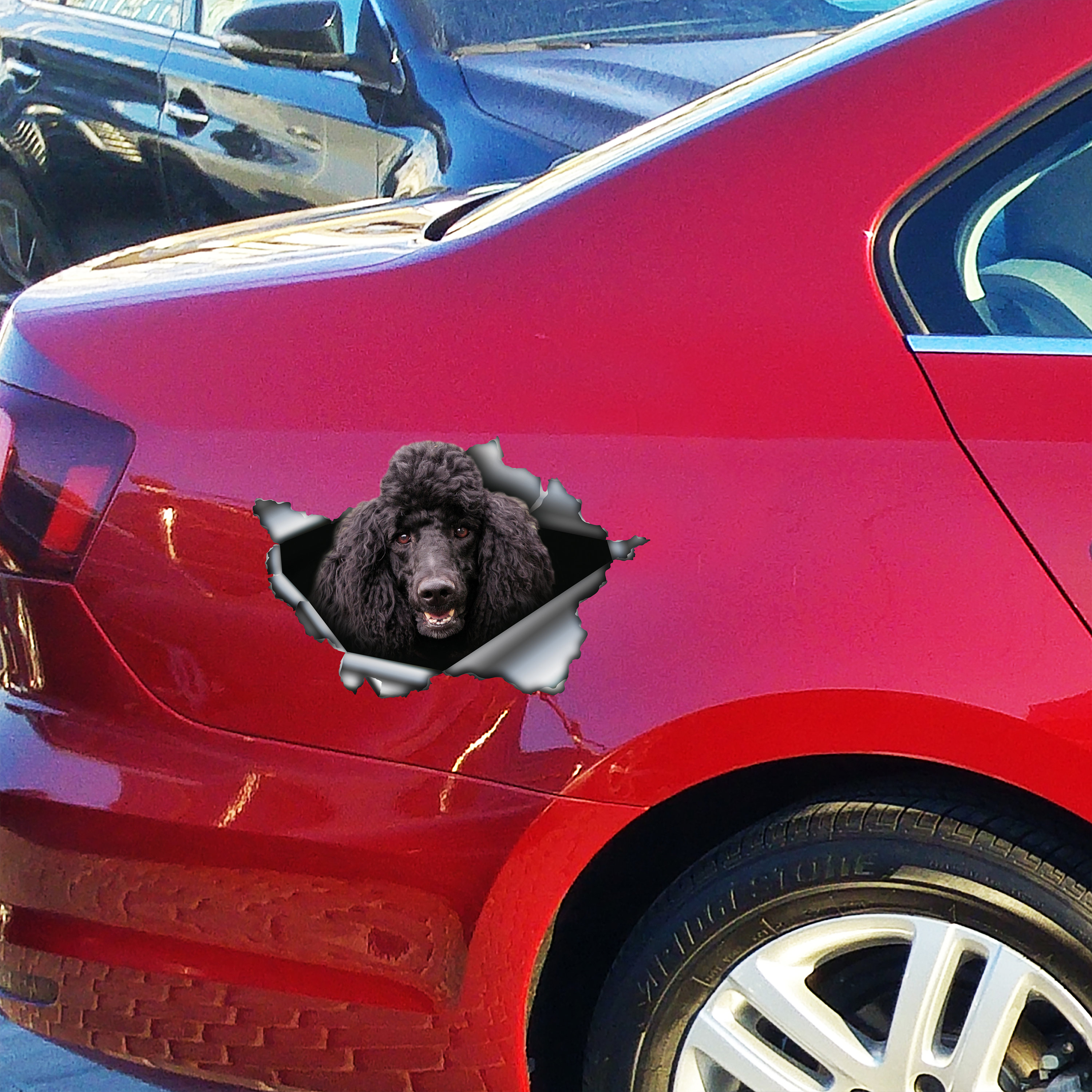 Black Poodle Decal , Black Poodle Magnet, Poodle Sticker, Poodle Car ...