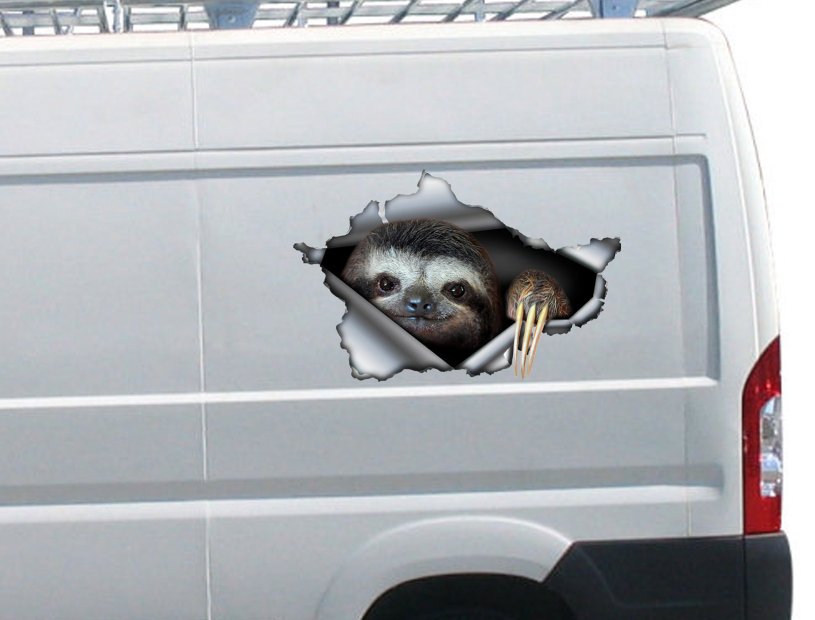 Sloth Decal , Car Decoration, Sloth Magnet, Sloth Sticker - Etsy