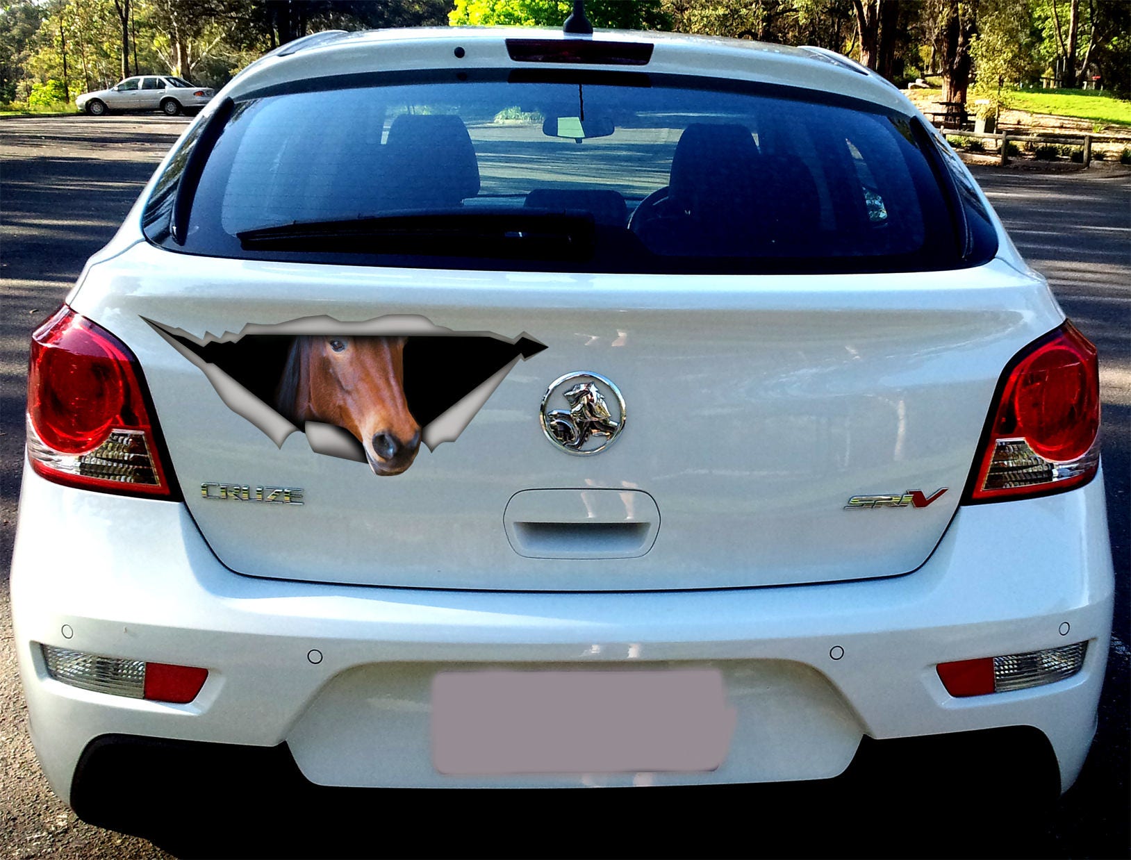 Horse Car Decal Farm Decal Funny Decal Horse Sticker - Etsy