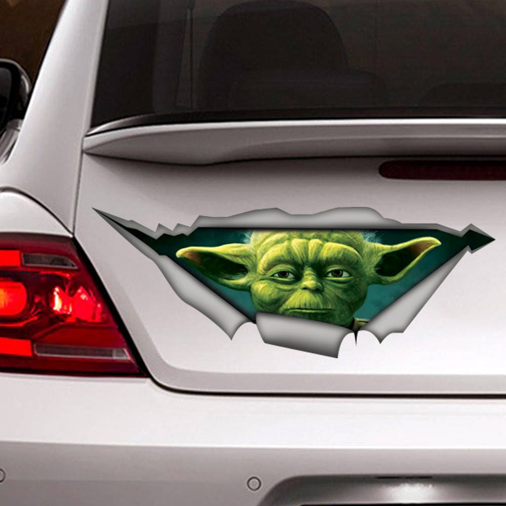 Yoda Car Sticker
