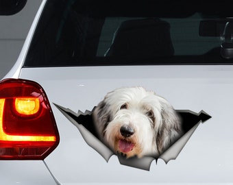 Old English Sheepdog Decal - Etsy