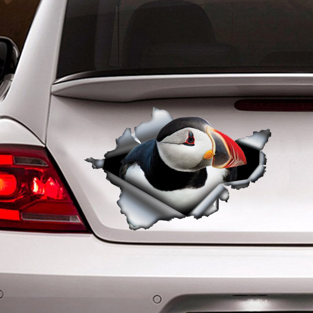 Atlantic Puffin Sticker , Atlantic Puffin Magnet, Car Decoration, Car ...