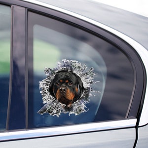 Rottweiler Window Decal, Rottweiler Sticker, Rottweiler Car Decal, Rott ...