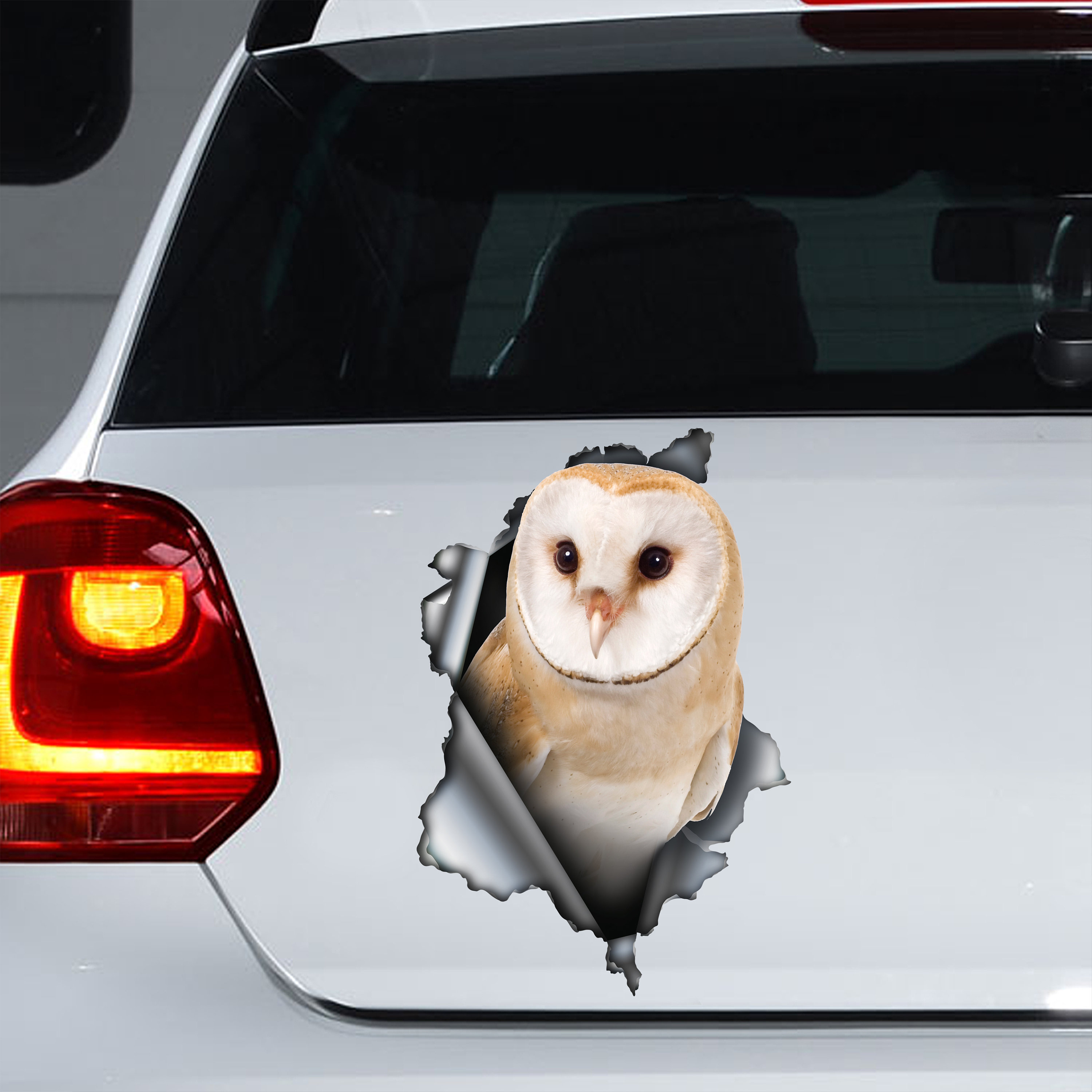 Barn Owl Car Decalbarn Owl Magnet Barn Owl Sticker Owl | Etsy