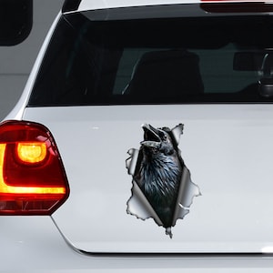 Crow Decal , Crow Magnet, Crow Sticker, Crow Car Decal - Etsy