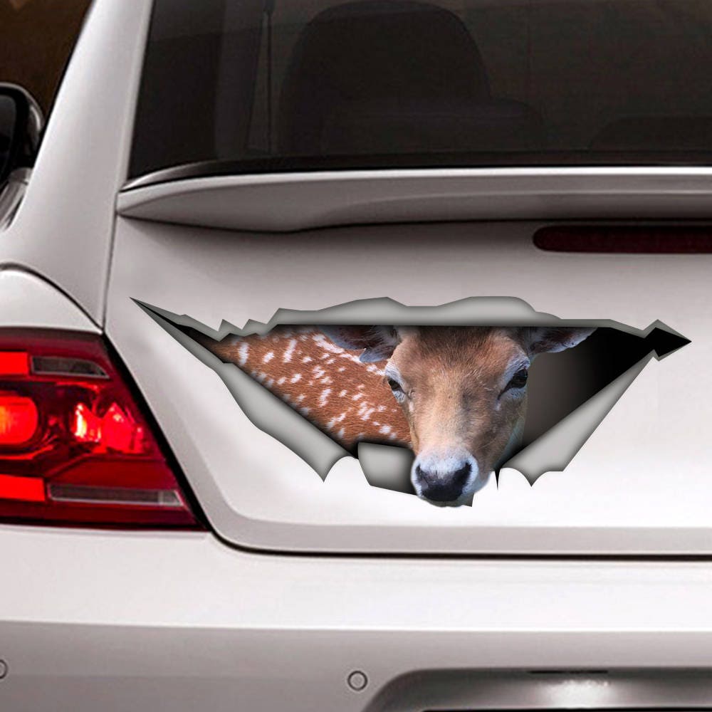 Deer decal car decal 3d decal car decoration animal decal | Etsy