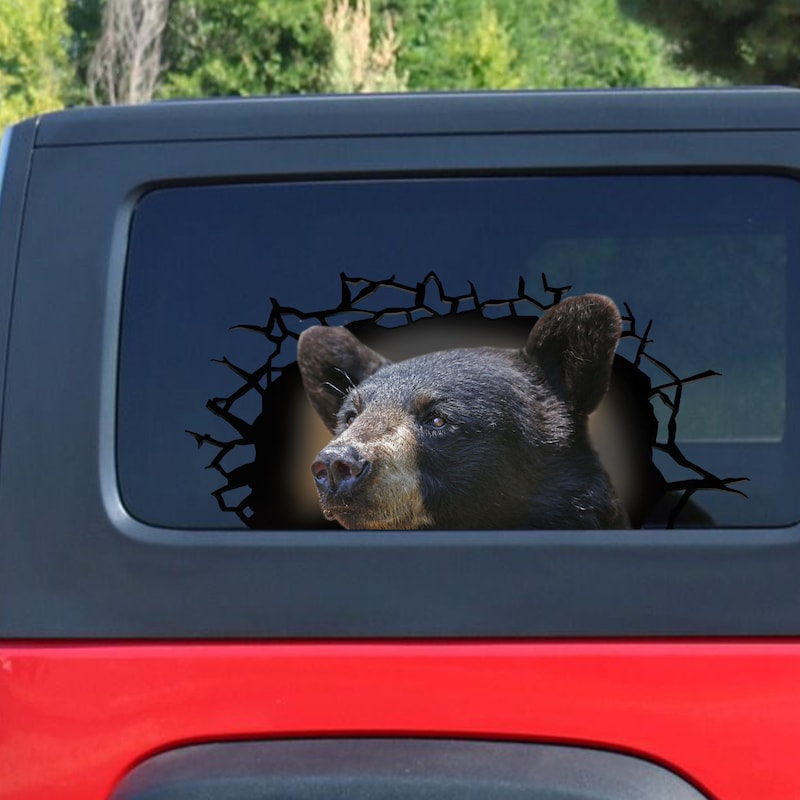 Black Bear Stickers - Etsy