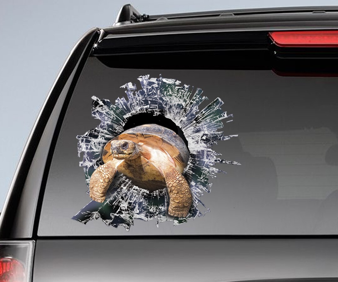 Giant Tortoise Window Decal , Car Sticker, Tortoise Car Sticker - Etsy