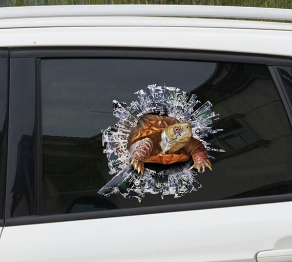 Tortoise Window Sticker Car Sticker Tortoise Car Decal | Etsy