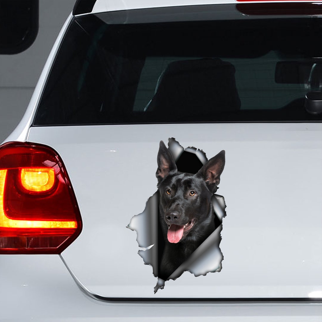 Black Belgian Malinois Decal Black Malinois Magnet Malinois - Etsy