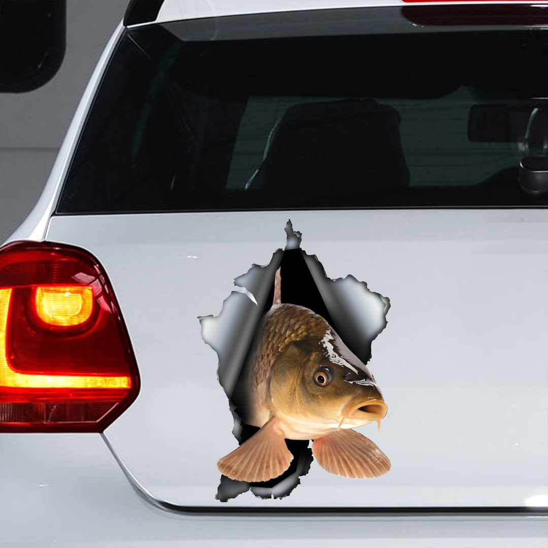 Carp Car Decal, Carp Magnet, Carp Sticker, Carp Car Decal - Etsy